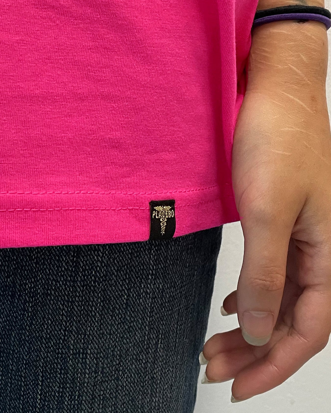 Placebo - Hail Satan Pink T-Shirt